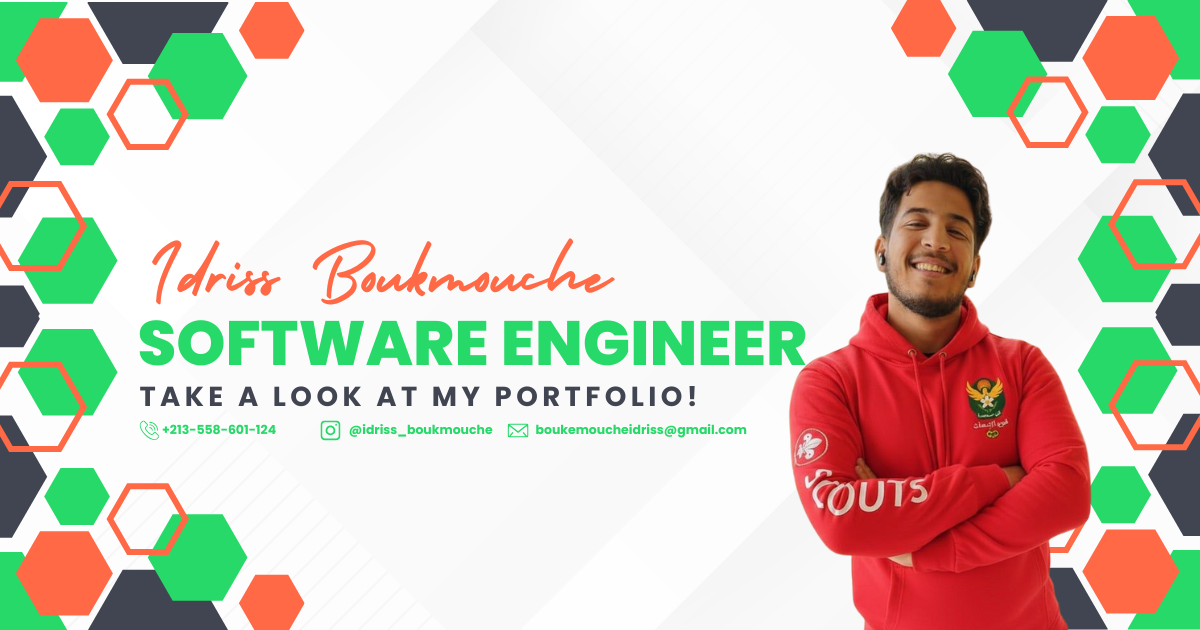 Idriss Boukmouche | Senior Software Engineer & Full-Stack Developer | Algeria